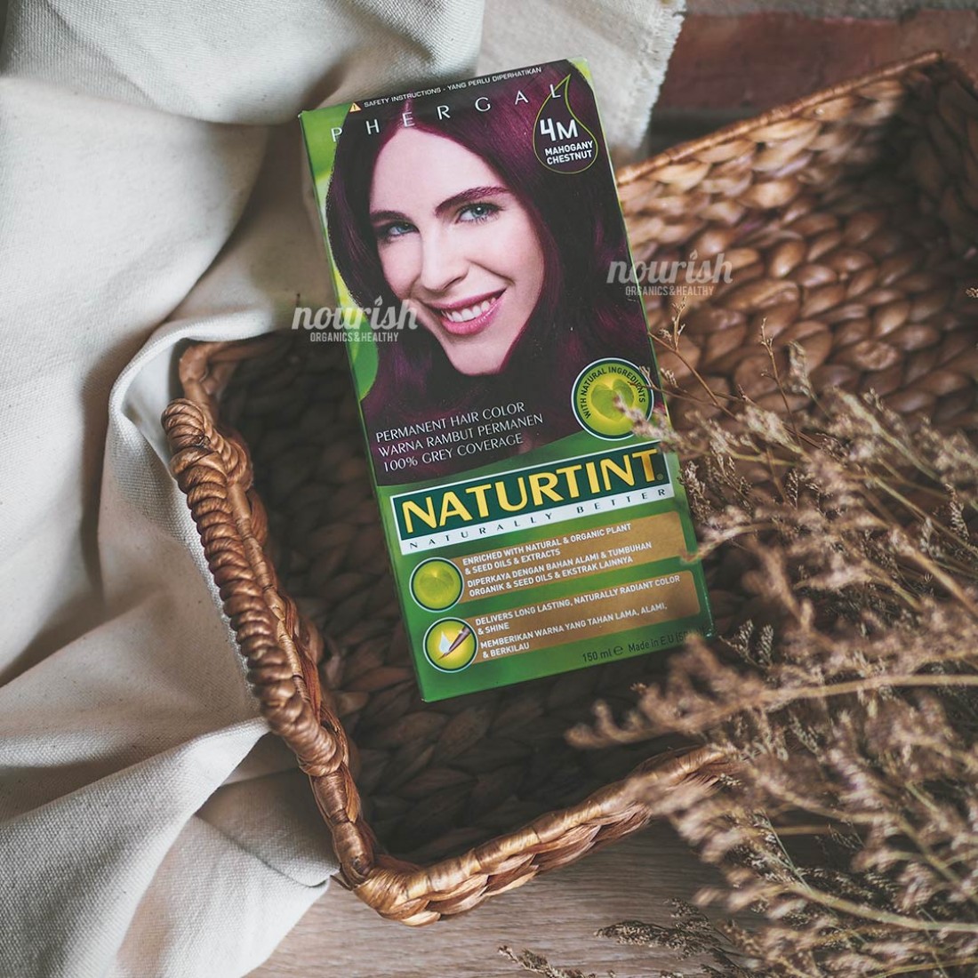 Naturtint, Permanent Hair Colorant, 4M Mahogany Chestnut, 5.98 fl oz ...