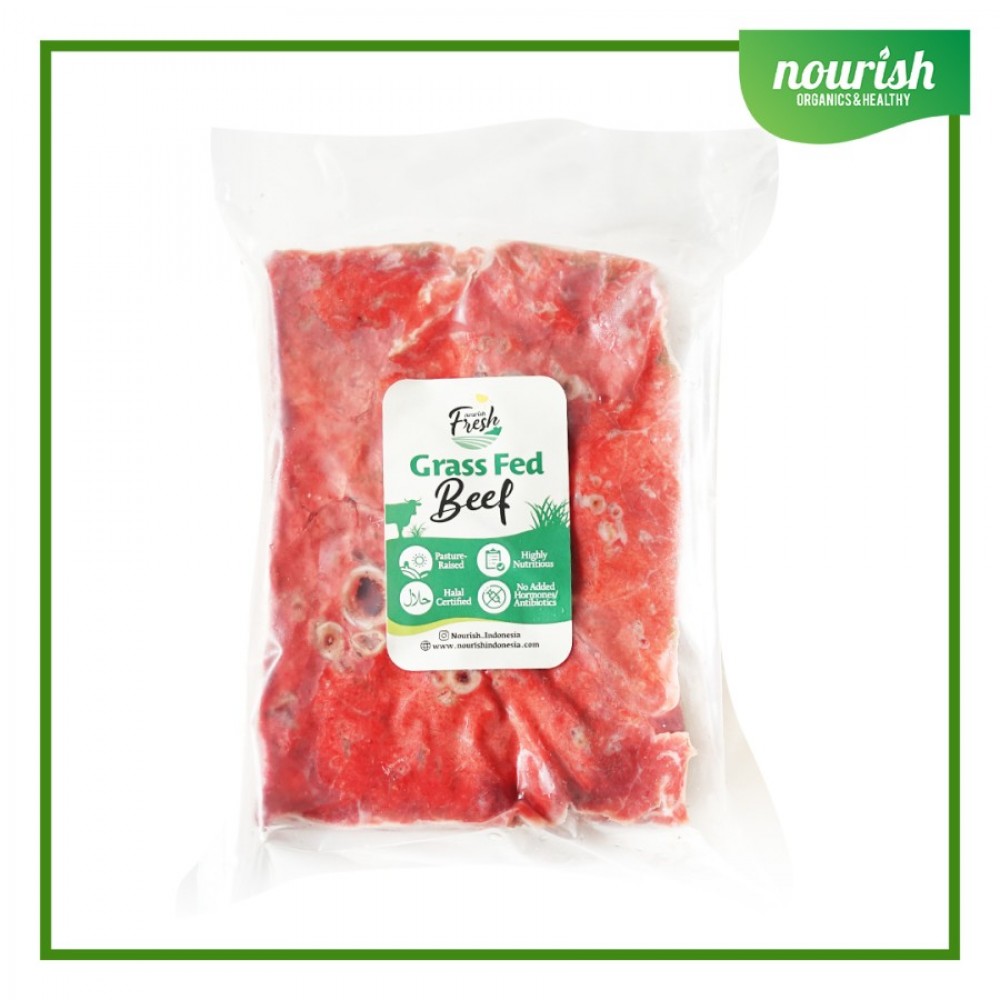 Grass Fed Beef Lung / Paru Sapi 500 gr
