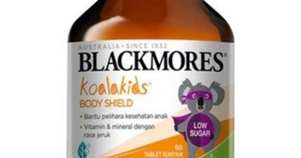 Blackmores Koala Kids Body Shield 60 Tablet Kunyah BPOM